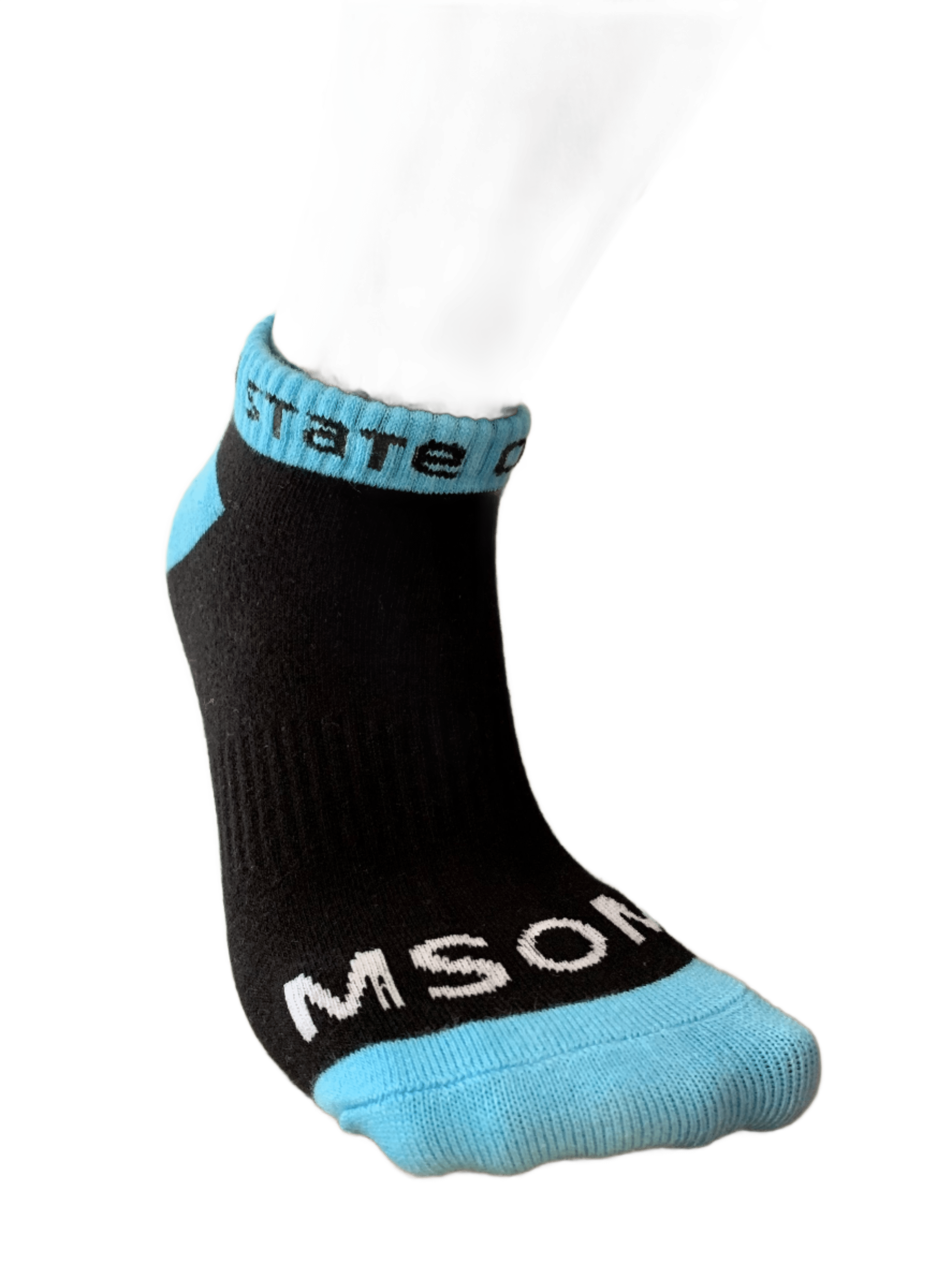 MiSOM Ankle Socks - Black 'n Blue – mi State of Mind